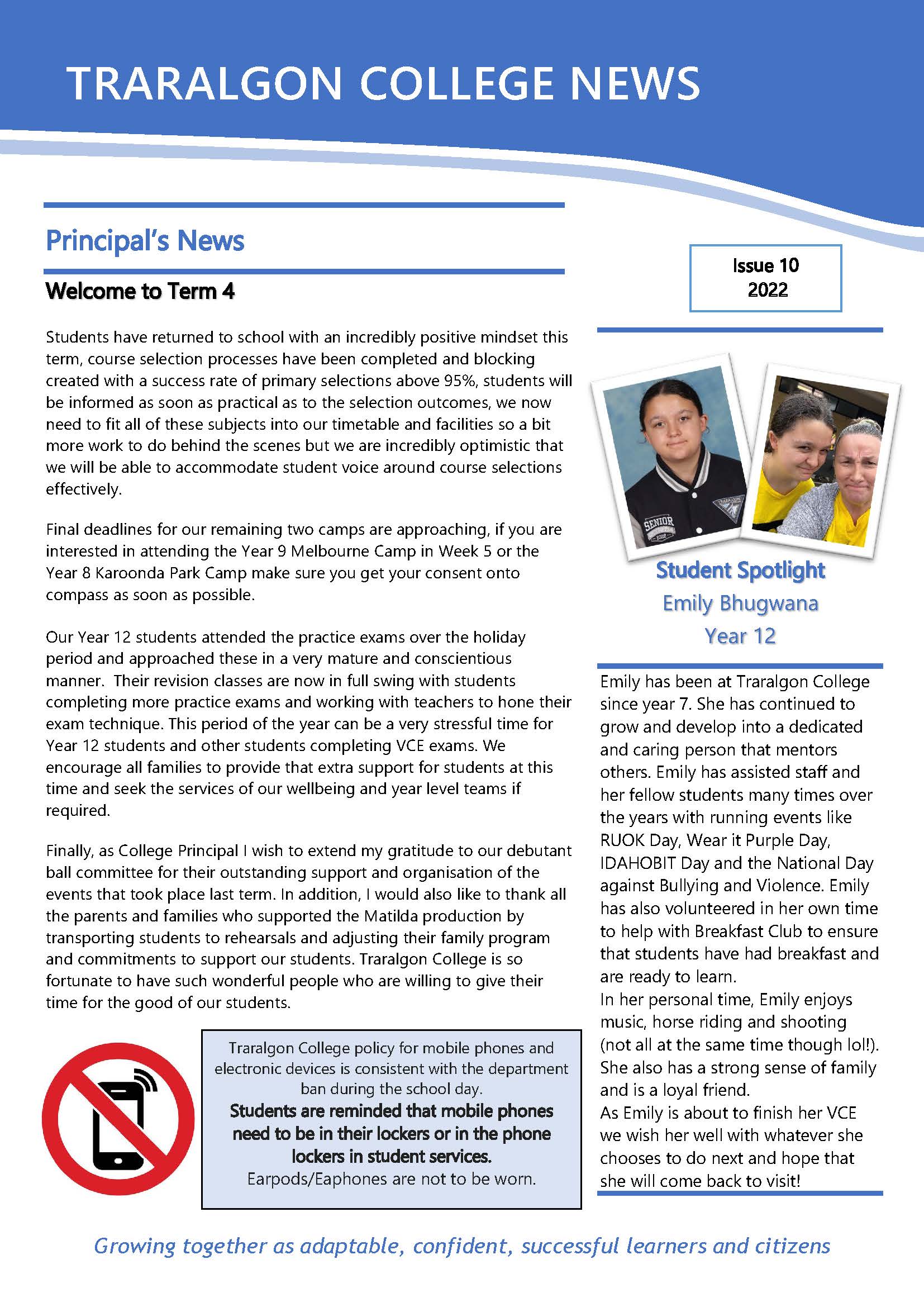 Latest News - Traralgon College