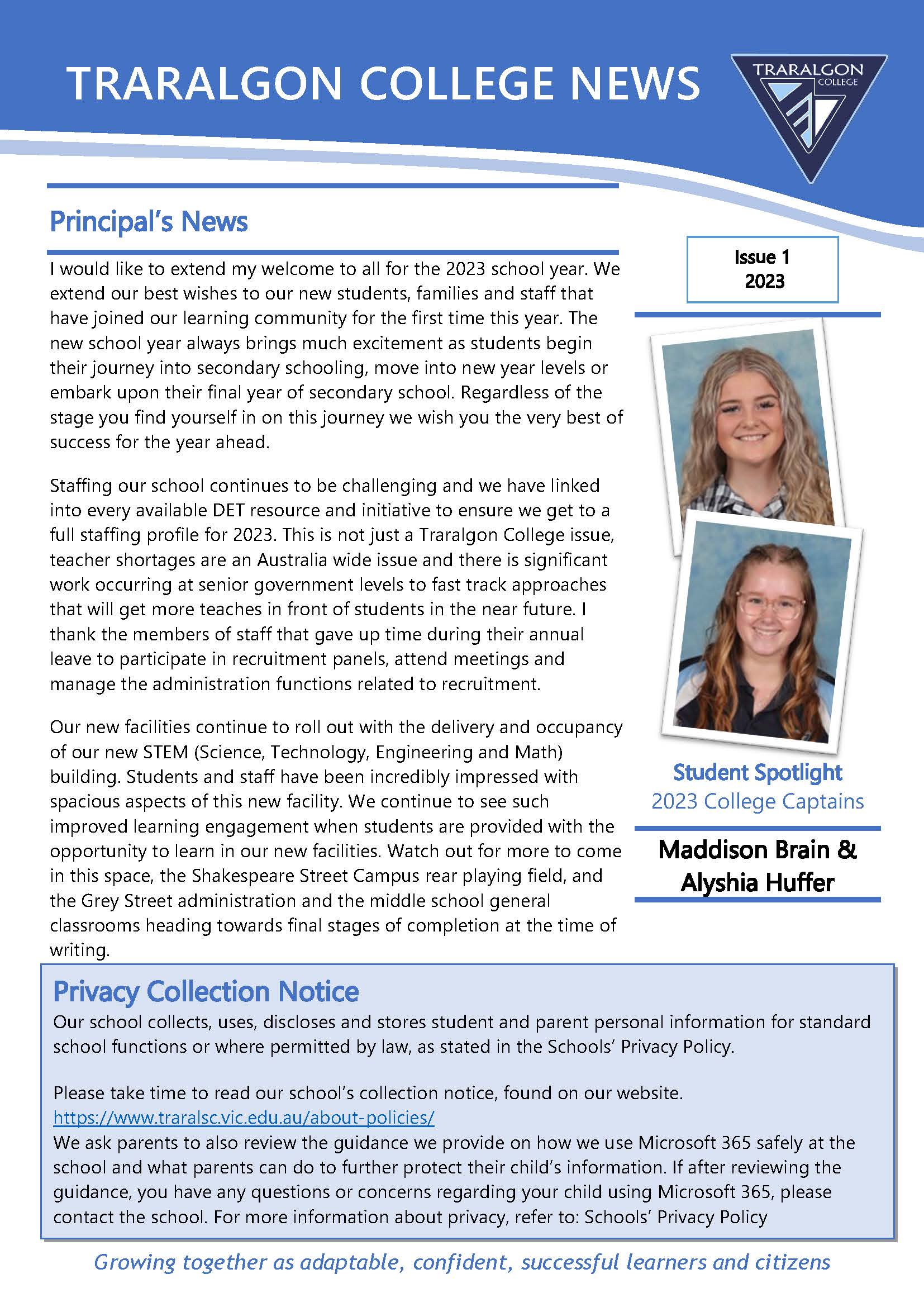 Latest News - Traralgon College