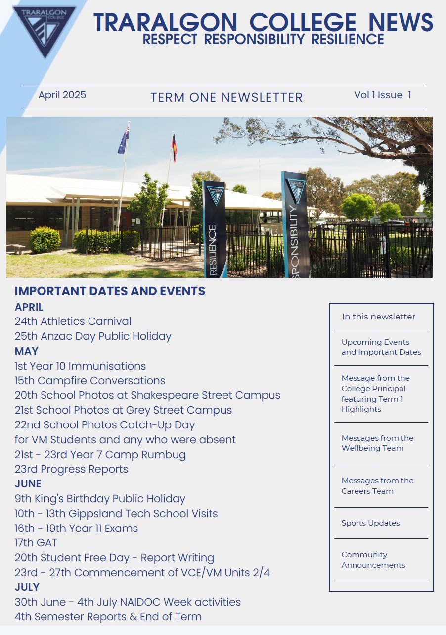 Latest News - Traralgon College